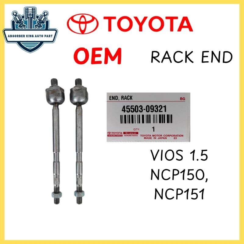 OEM TOYOTA VIOS NCP150,NCP151 RACK END | Shopee Malaysia