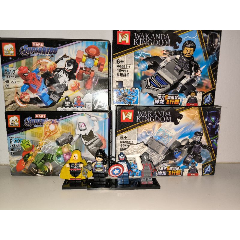 Lego Minifigure Bootleg Superheroes Marvel Set | Shopee Malaysia