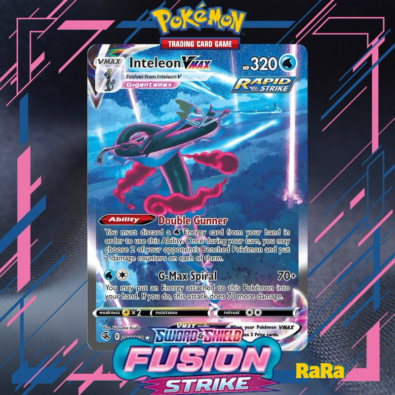 Inteleon VMAX - 266/264 - Alternate Art Secret Rare | Sword & Shield ...