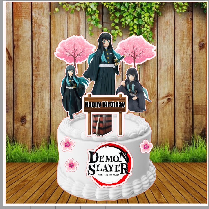 Demon Slayer Muichiro Cake Topper 006 | Shopee Malaysia