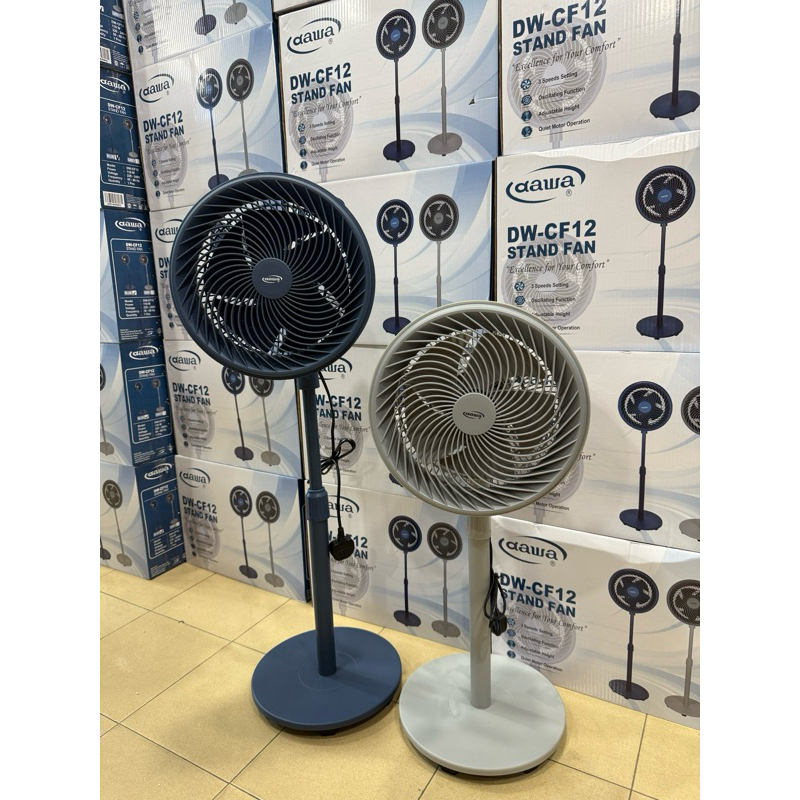 Dawa 12" Stand Fan 8" inch with Turbo Motor (STRONG AIR FLOW), 1 Year ...