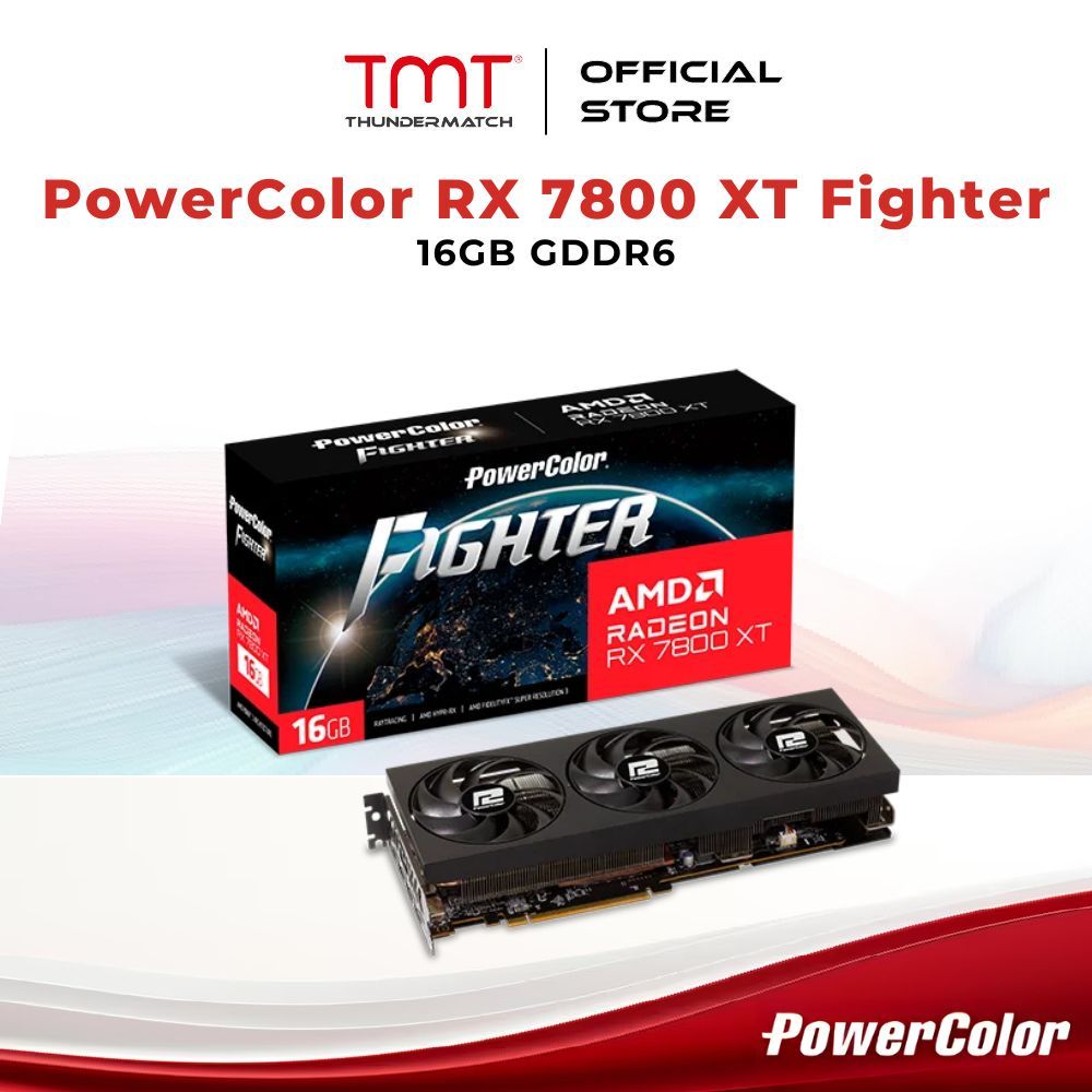 PowerColor Radeon RX 7800 XT Fighter | Shopee Malaysia