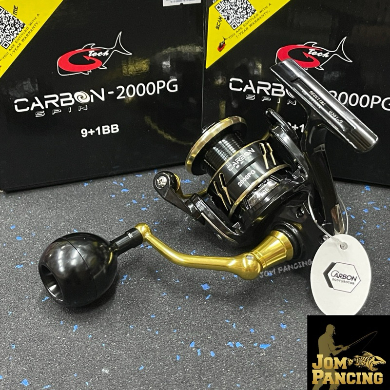 【Jom Pancing】G-TECH CARBON SPIN SPINNING FISHING REEL GTECH MAGNUM ...