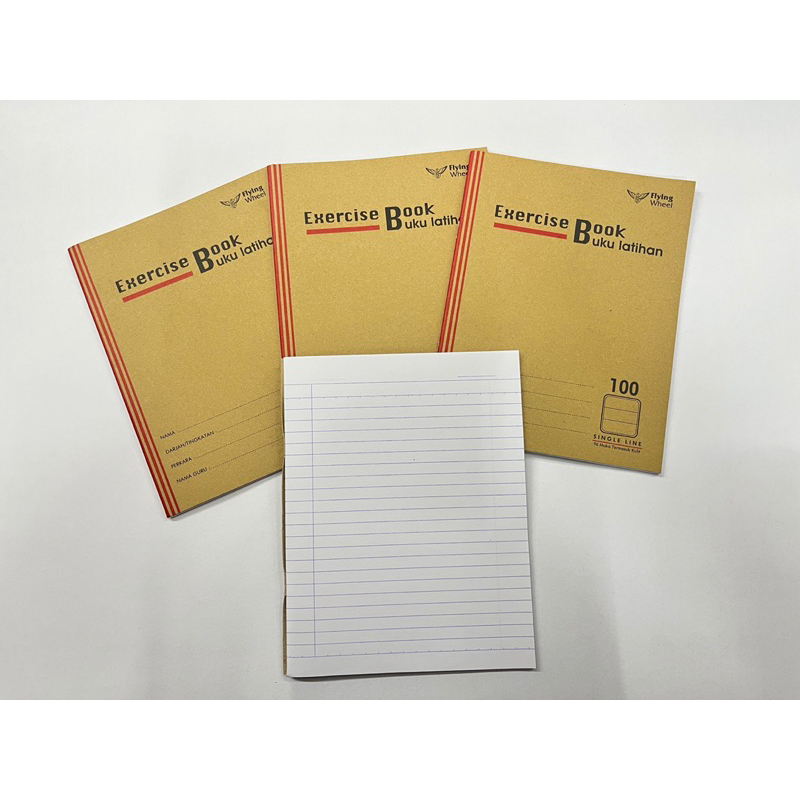 Exercise Book / Single Line 100pgs / Buku Latihan / Buku Tulis / Buku ...