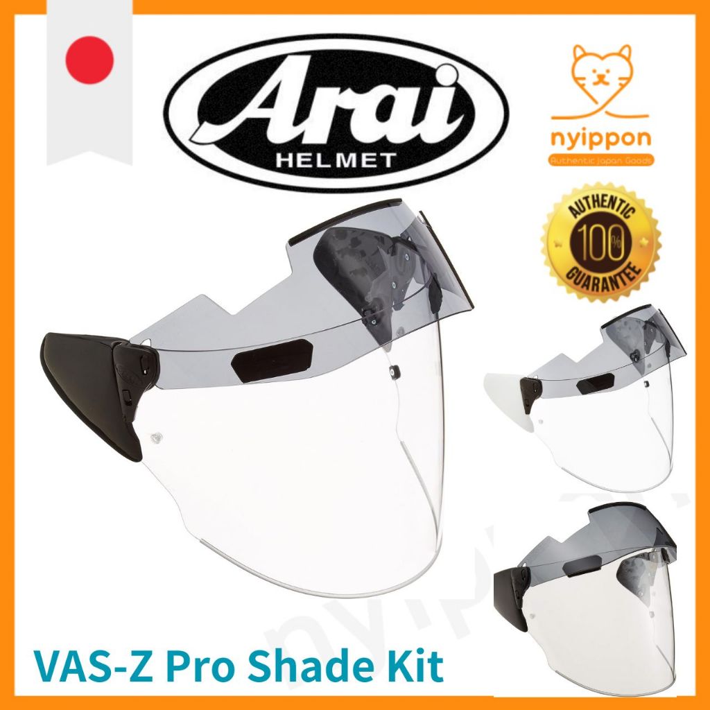 Arai VAS-Z Pro Shade Kit - Flat Black, Glass Black, Glass White, Smoke | Shopee Malaysia