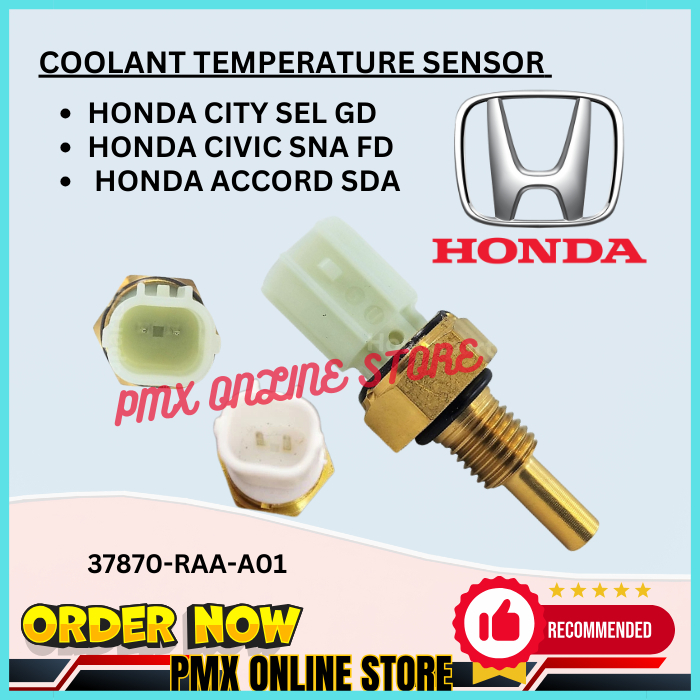 HONDA CITY GD SEL, CIVIC FD SNA, ACCORD SDA THERMO FAN SWITCH/ Coolant ...