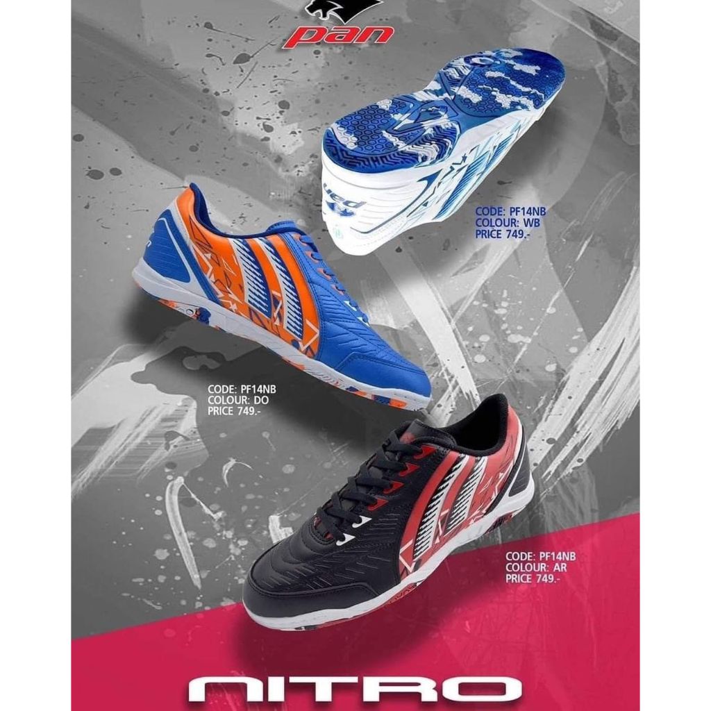 Pan Futsal Shoes Nitro X Easy Elvaloy Shoes Futsal 100% ORIGINAL ...