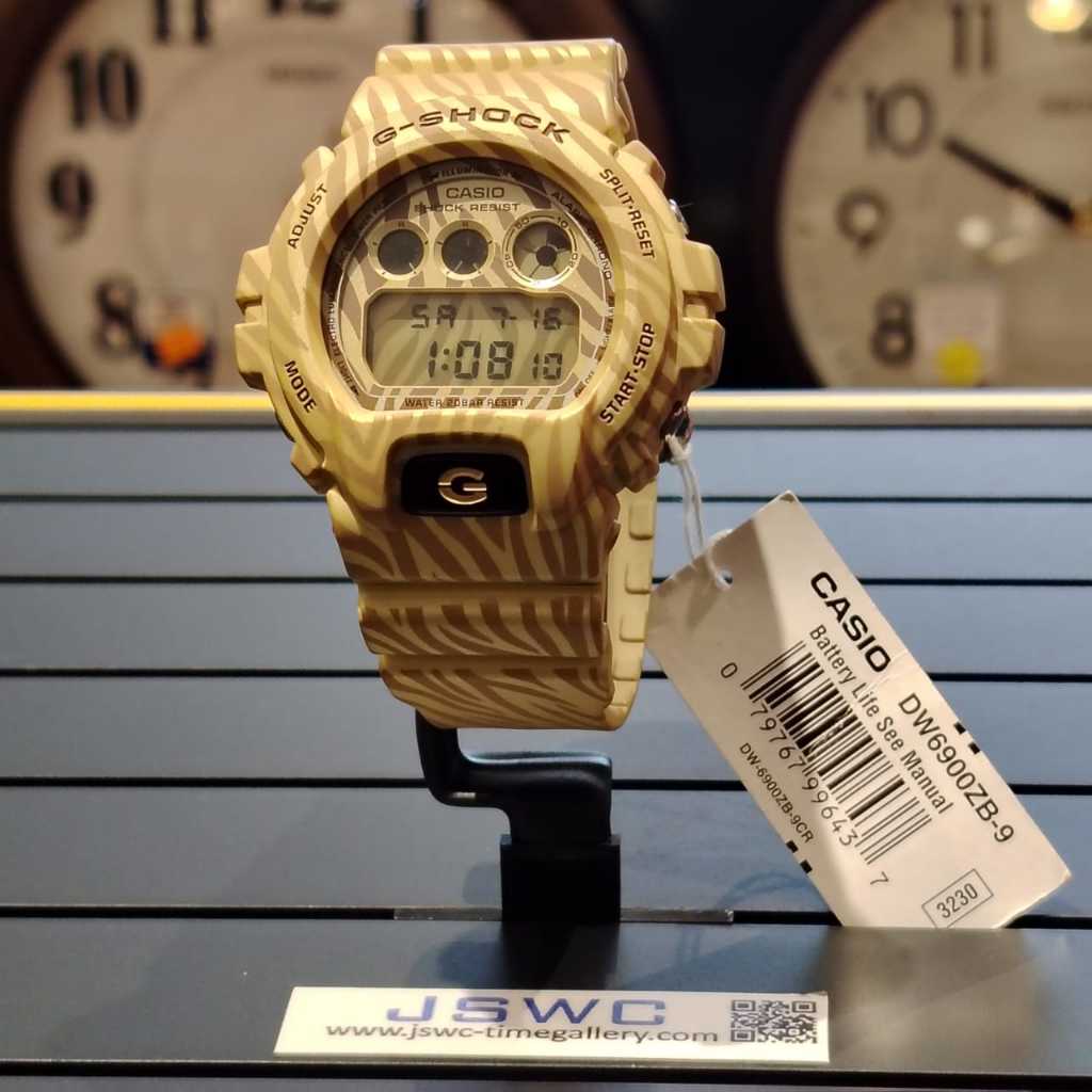 [FREE CAP & PAPER BAG] [Original] Casio G-Shock DW-6900ZB-9 ZEBRA ...