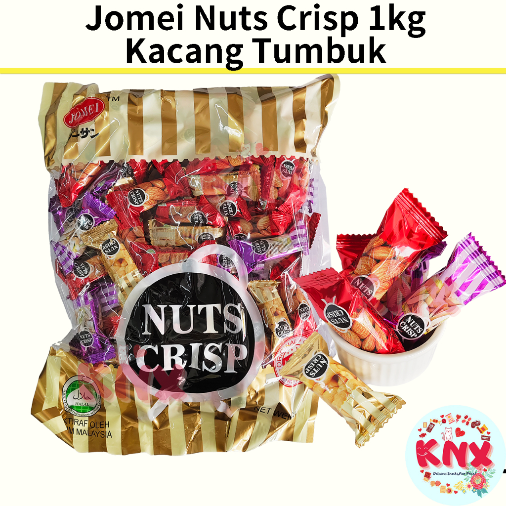 (1kg) Jomei Nuts Crisps 1kg -Halal- Kacang Tumbuk | Shopee Malaysia