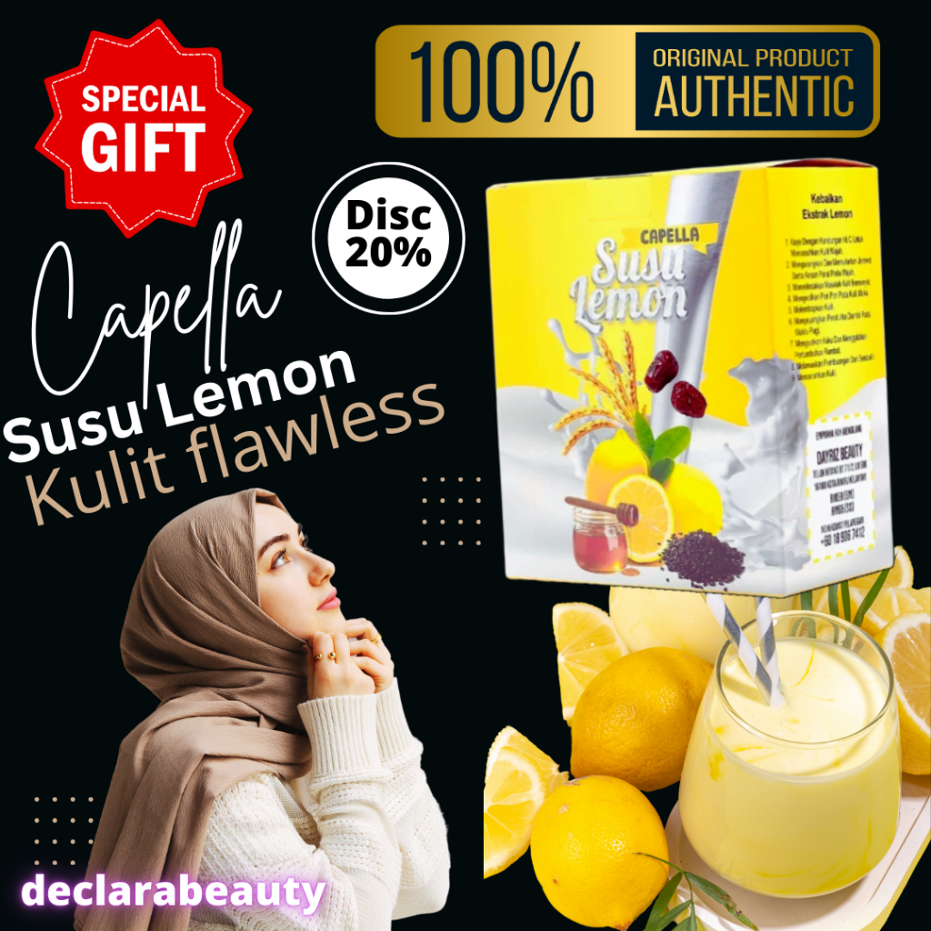 [💯ORIGINAL HQ] SUSU LEMON CAPELLA | Shopee Malaysia