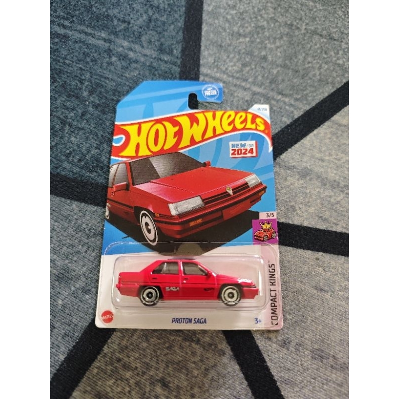 Hot Wheels Proton Saga Merah (Red) US Card | Shopee Malaysia
