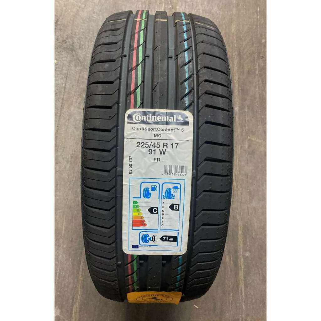 CONTINENTAL SC5 RUNFLAT NEW TYRE 225/45/17 225/45R17 2254517 225-45-17 225 45 17 3 TAHUN ...