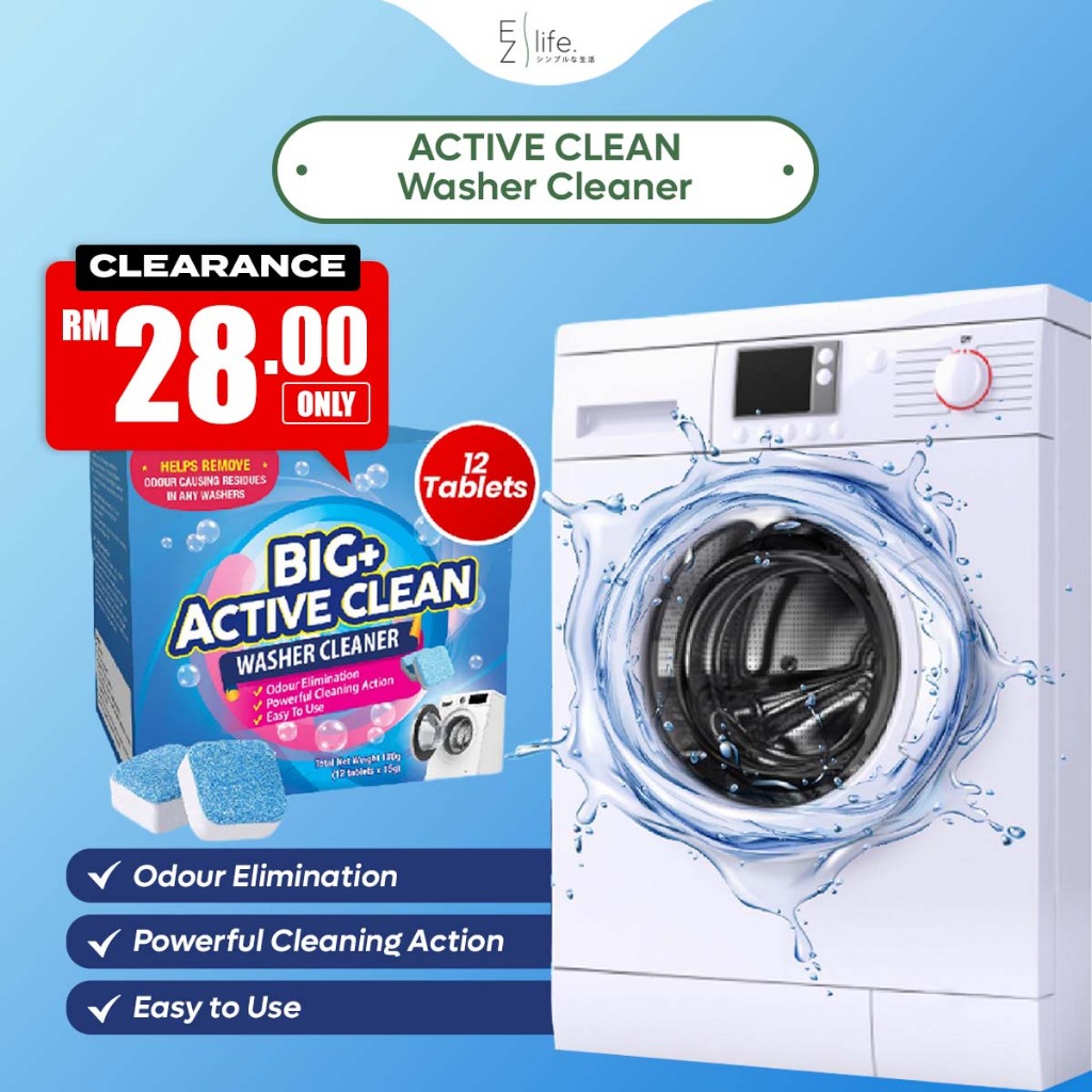 Clearance BIG+ Active Clean Washer Cleaner Laundry Washing Machine ...