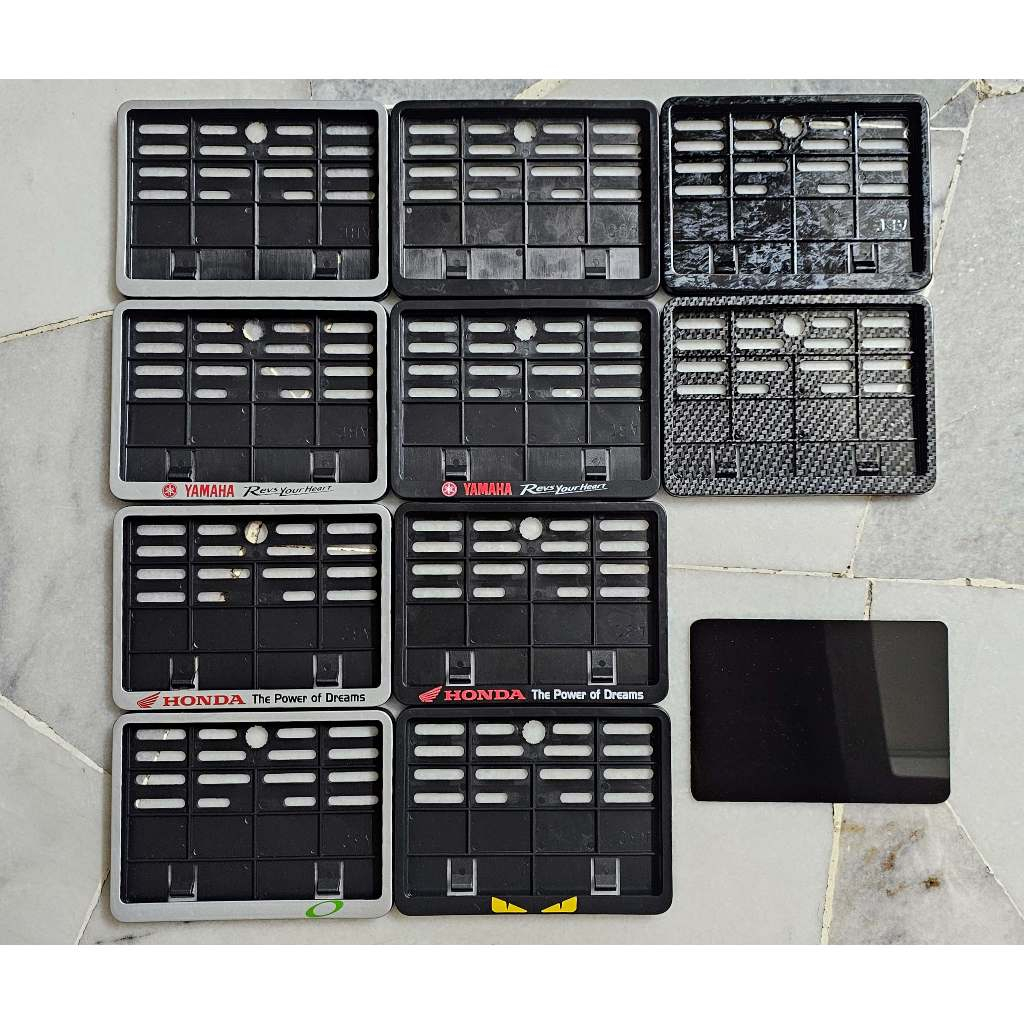 Yamaha Honda Plate Cover Frame Casing For Motor Number Plate Motor ...