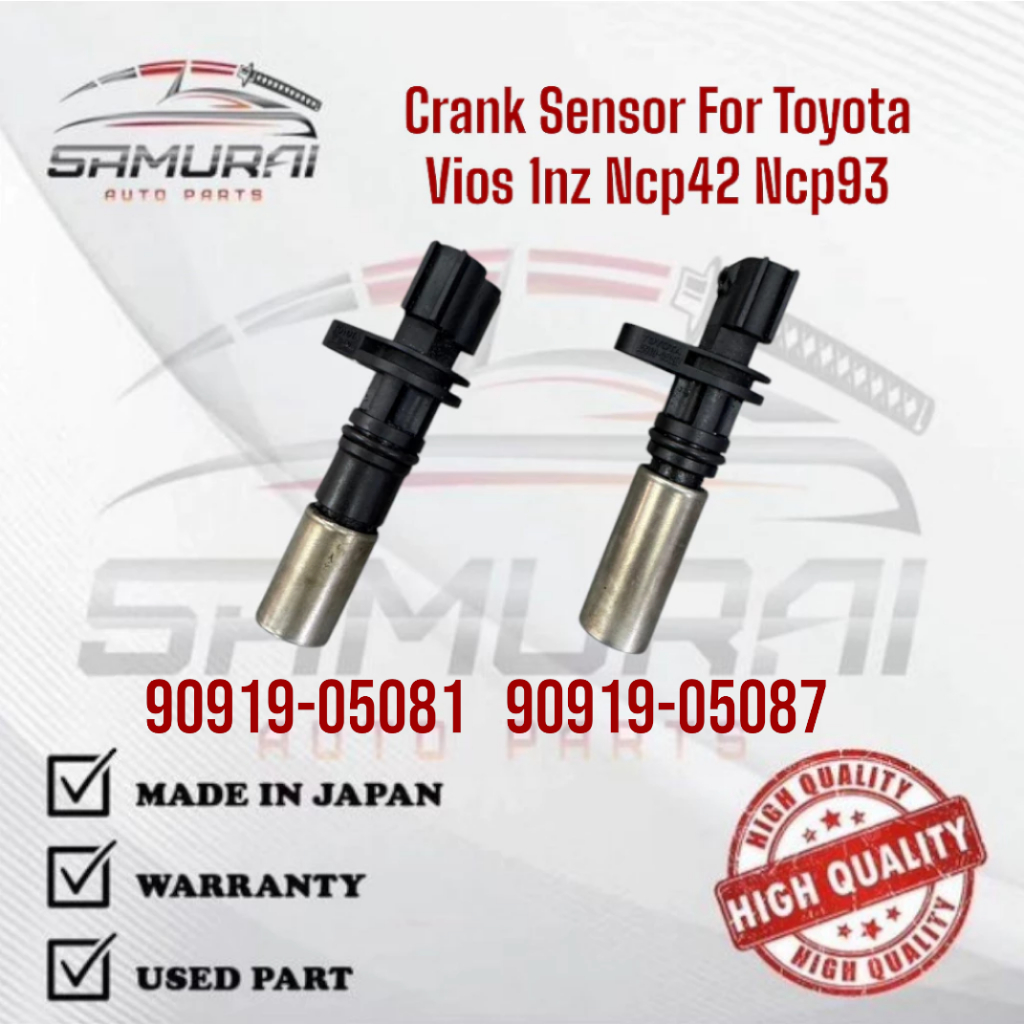 Toyota Vios 1nz Ncp42 Ncp93 Crank Sensor 90919-05081 90919-05087 ...