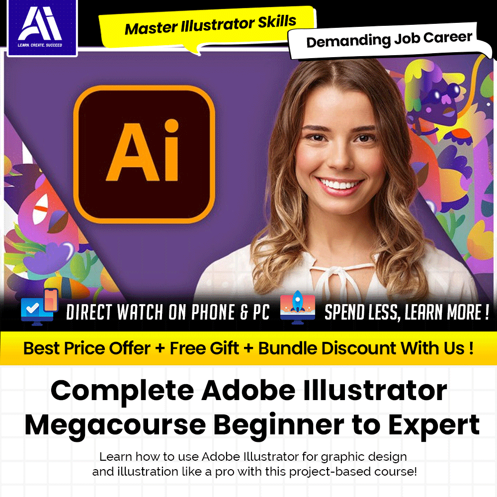 Video Course - Complete Adobe Illustrator Megacourse Beginner to Expert ...