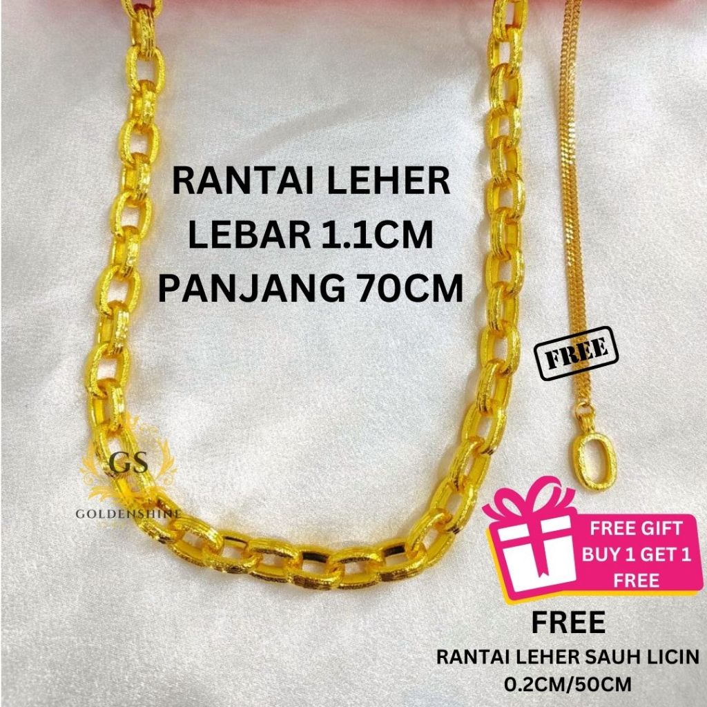 LVJEWELLERY HIGH QUALITY SADURAN 24K NECKLACE JEWERLY COP 916/RANTAI ...