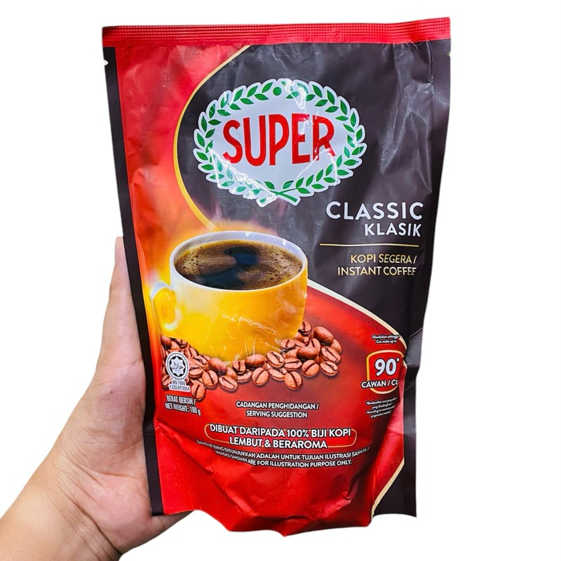 Super Classic Instant Coffee / Kopi Segera Klasik (180g) | Shopee Malaysia