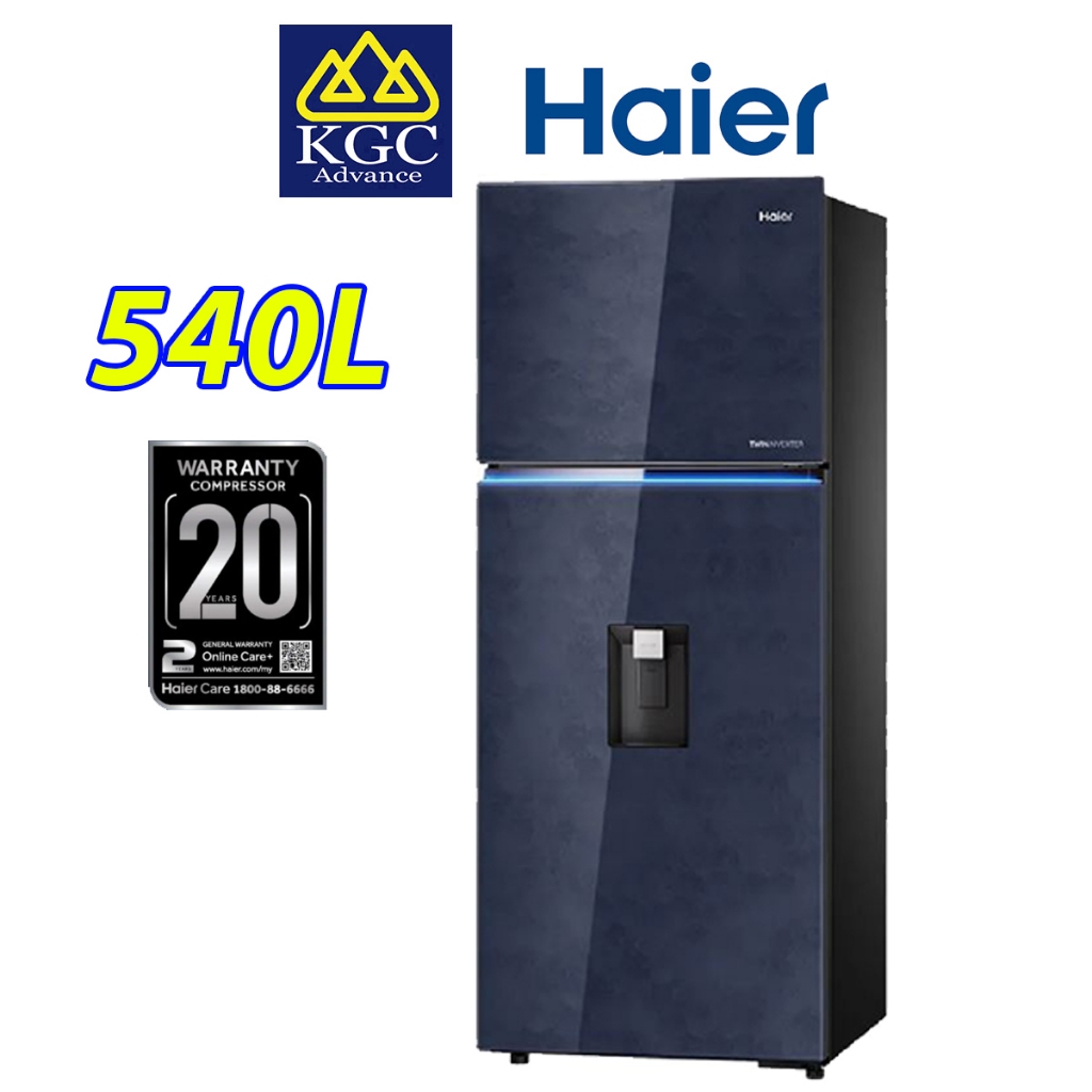 HAIER 540L 2 Door Fridge HRF-IT540AG(GL)U1 Inverter Refrigerator Peti ...
