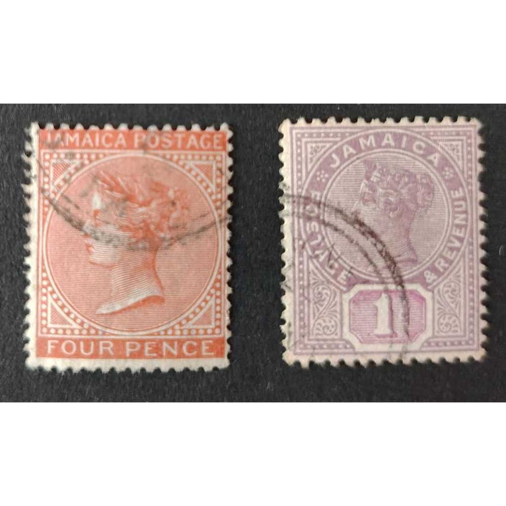 JAMAICA, 1905 -1909 Queen Victoria - New Watermark & 1889 Queen ...