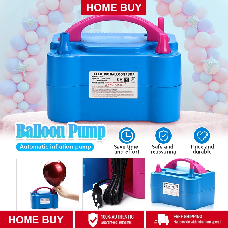 Electric Balloon Pump Birthday Party Portable Blowing Inflation Pump UK ...