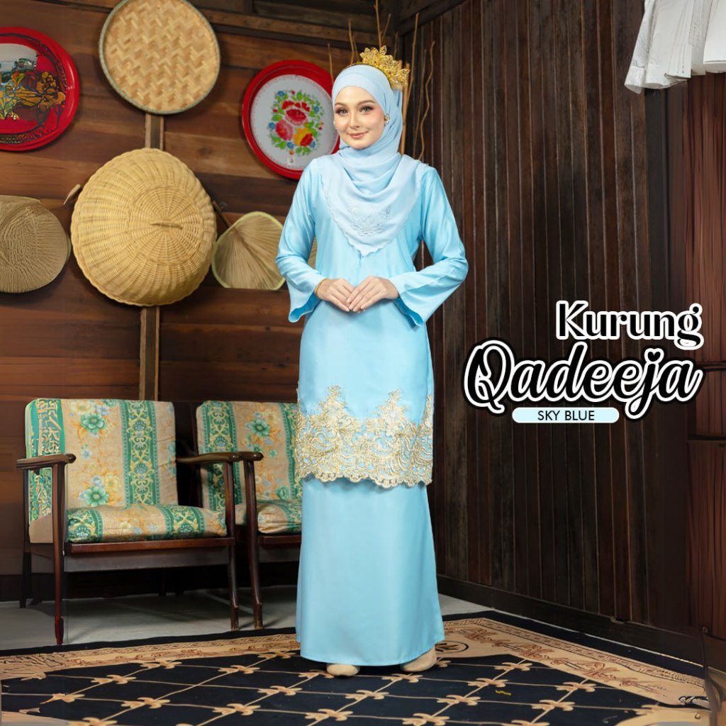 THEAZA Kurung Qadeeja Material Pearl Skin (Mom) | Shopee Malaysia