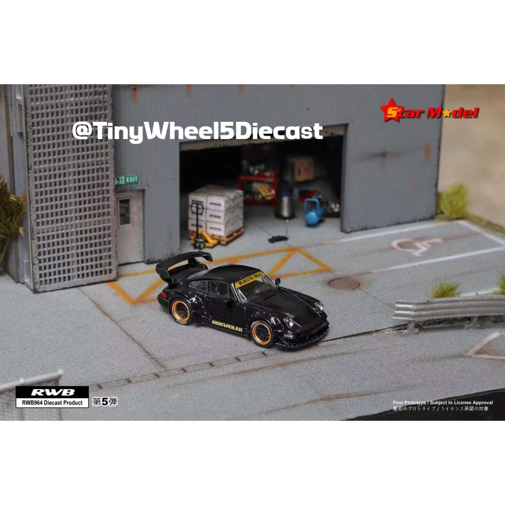 Star Model Porsche RWB 964 GT Wing | Shopee Malaysia