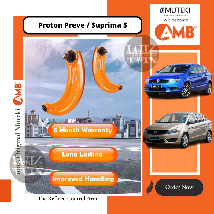 Proton Preve Suprima S Muteki Refined Rear Upper Arm Long (1 Pair ...