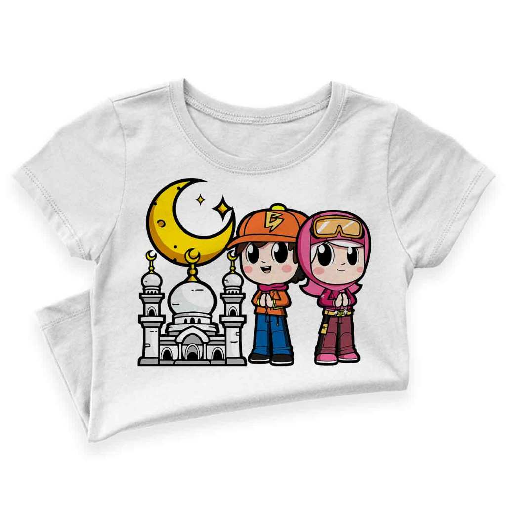 Yaya Boboiboy Tshirt Raya 2025 Viral Aidilfitri Cloth Baju Budak Cotton ...