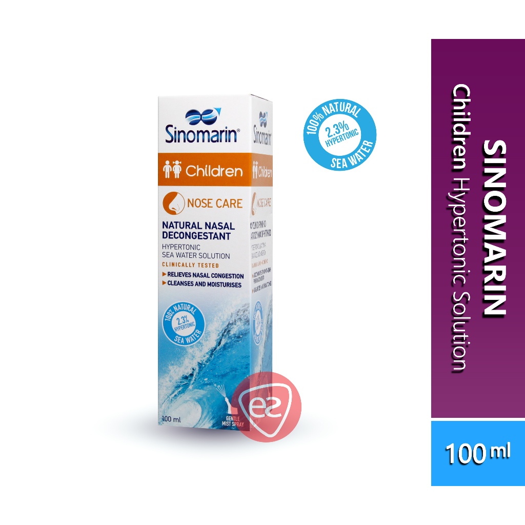 Sinomarin Children Nose Care Natural Nasal Decongestant Hypertonic Sea ...
