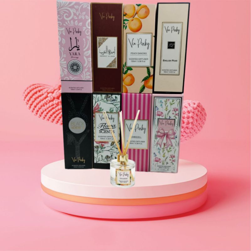 VIA PINKY REED DIFFUSER PEWANGI RUMAH ORIGINAL 100% | Shopee Malaysia