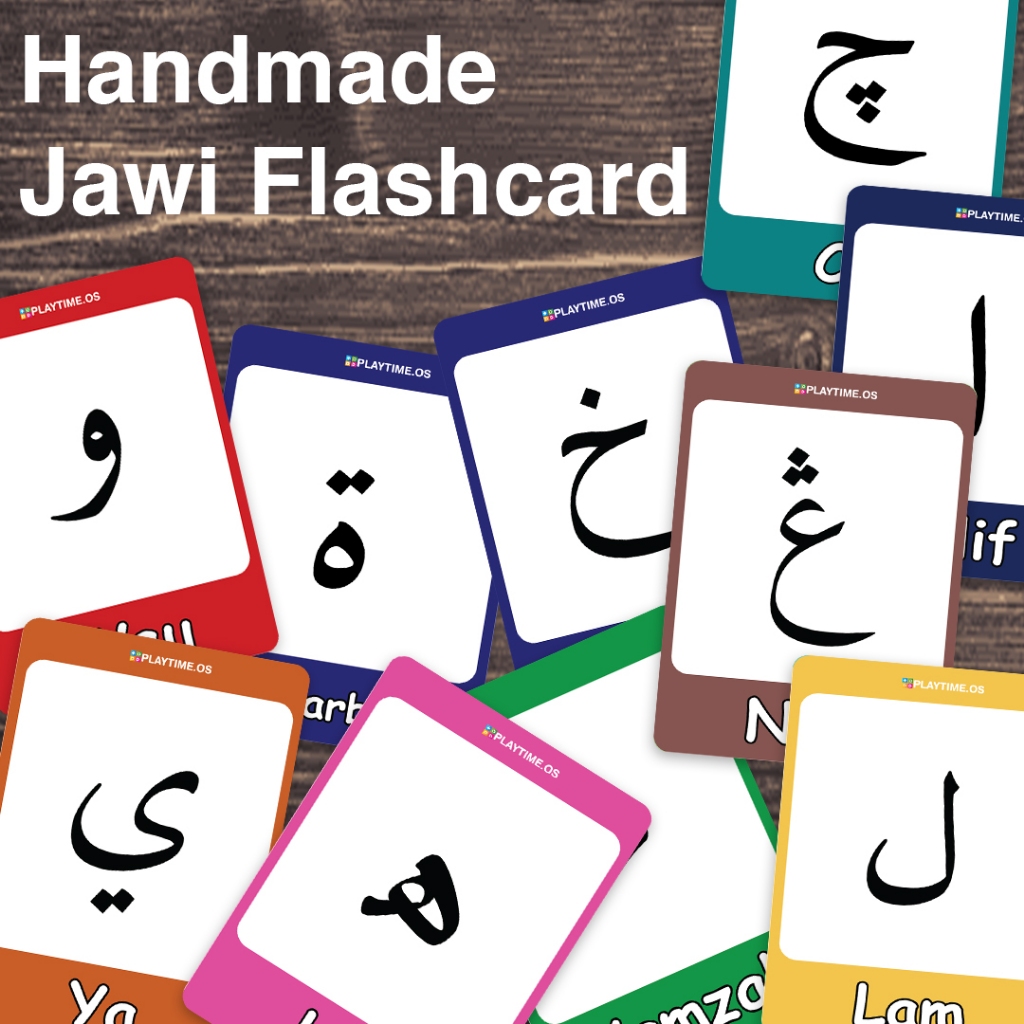 [Jawi Tunggal] Flashcard Jawi. Kad Imbas Jawi (37pcs) | Shopee Malaysia
