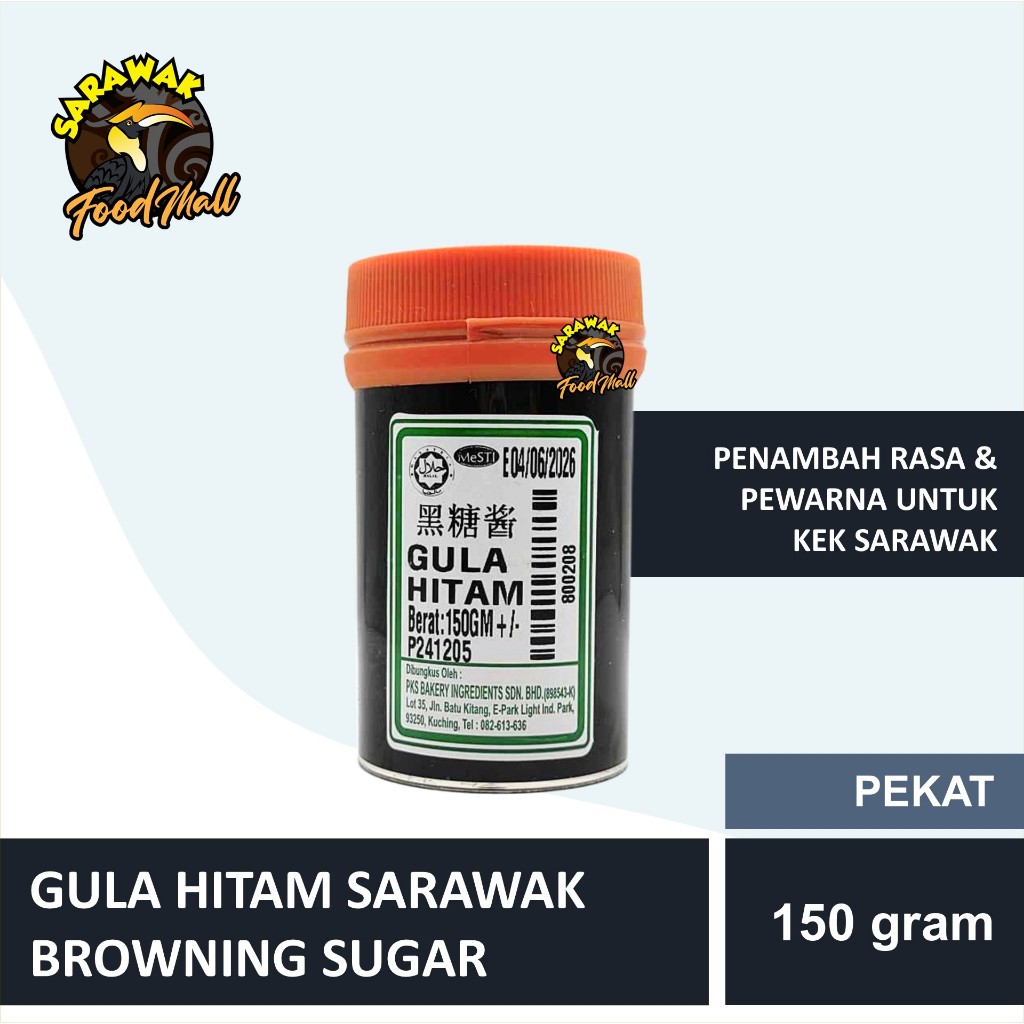 150g Pekat Gula Hitam Browning Sugar Sarawak Halal | 砂劳越黑糖浆 | Shopee ...