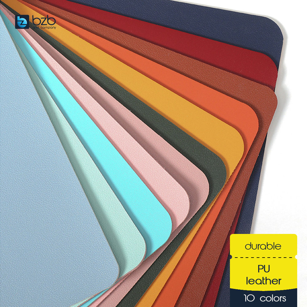 Double Sided PU Leather Mousepad Keyboard Mat Waterproof Thick Non-Slip ...