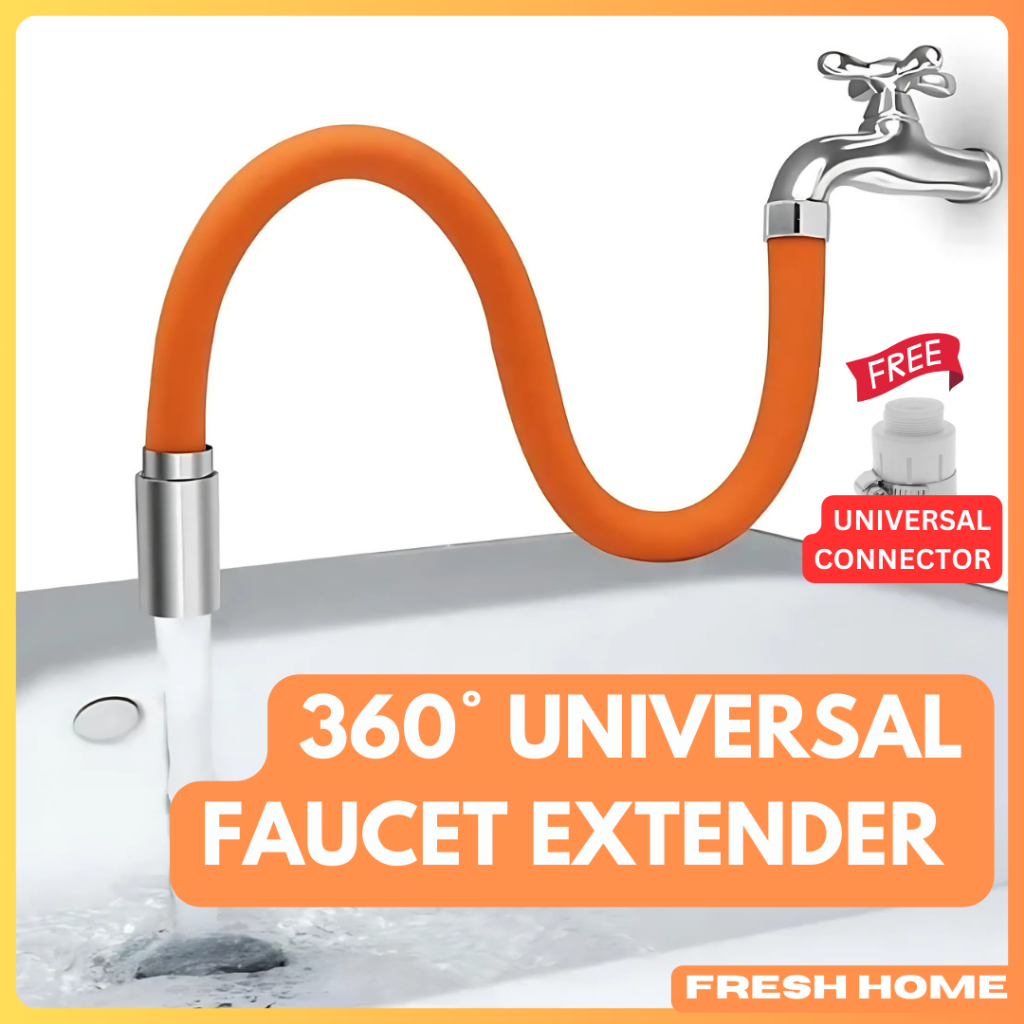 𝟐𝟎/𝟑𝟎/𝟓𝟎𝐂𝐌 Faucet Extension Hose Flexible Hose Pipe Tap Extension Free ...