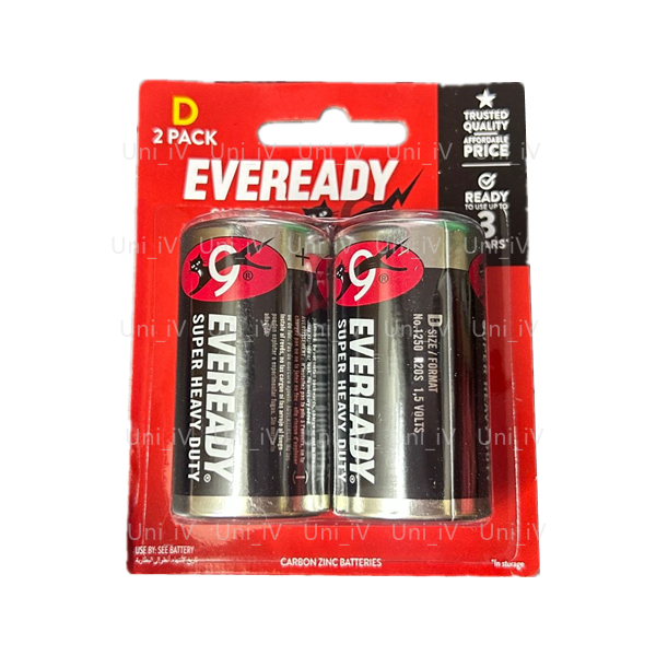 Eveready Super Heavy Duty 2D Battery 2D Bateri | Shopee Malaysia