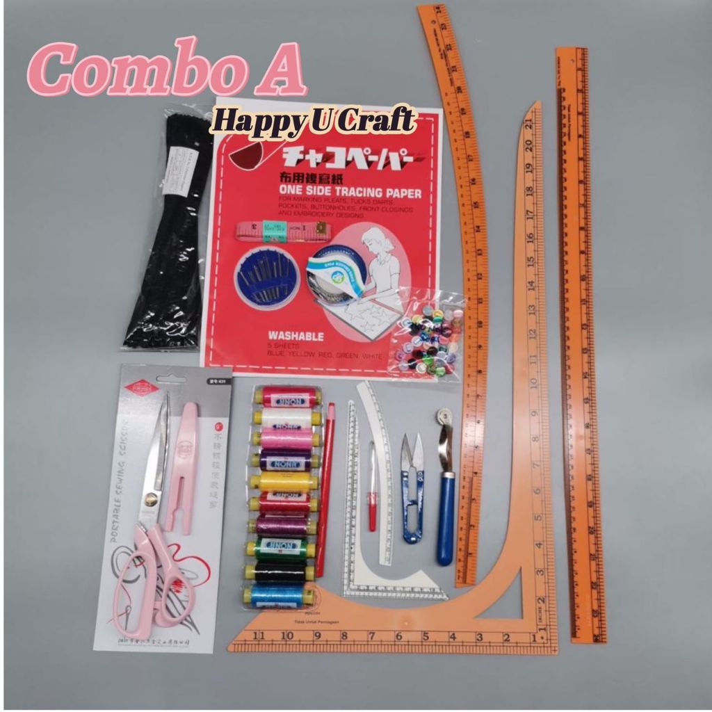 (READY STOCK)COMBO SET PERMULAAN BELAJAR MENJAHIT / TAILOR STARTING ...
