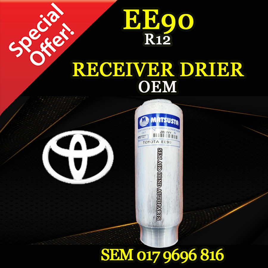 TOYOTA EE90 R12 OEM NEW RECEIVER DRIER (CAR AIRCOND SYSTEM) FILTER ...