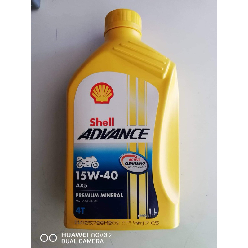 SHELL Advance AX5 15W-40 1Liter 4T Minyak Hitam Shell | Shopee Malaysia