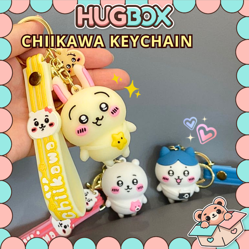 ️HugBox Chiikawa Keychain Chiikawa Cartoon Keychain Chiikawa Usagi ...