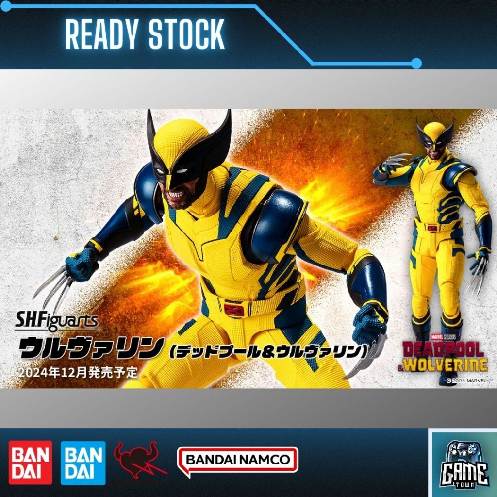 Bandai Tamashii SHF S.H.Figuarts Wolverine (Deadpool & Wolverine ...
