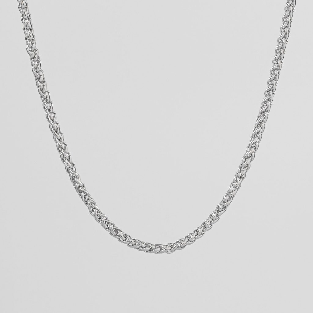 2HYPE HELIX CHAIN SILVER 5MM/50CM | Shopee Malaysia