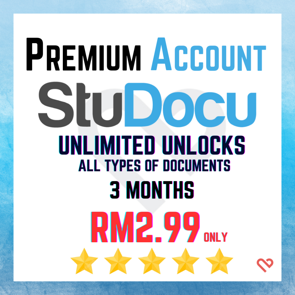 [24/7] StuDocu Account | Download / View Documents | Shopee Malaysia