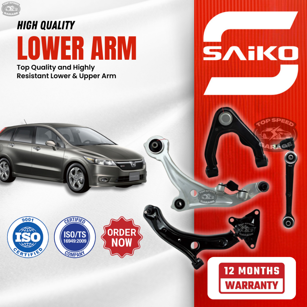 SAIKO ORIGINAL - HONDA STREAM RN6 / SMA - LOWER ARM /CONTROL ARM ...