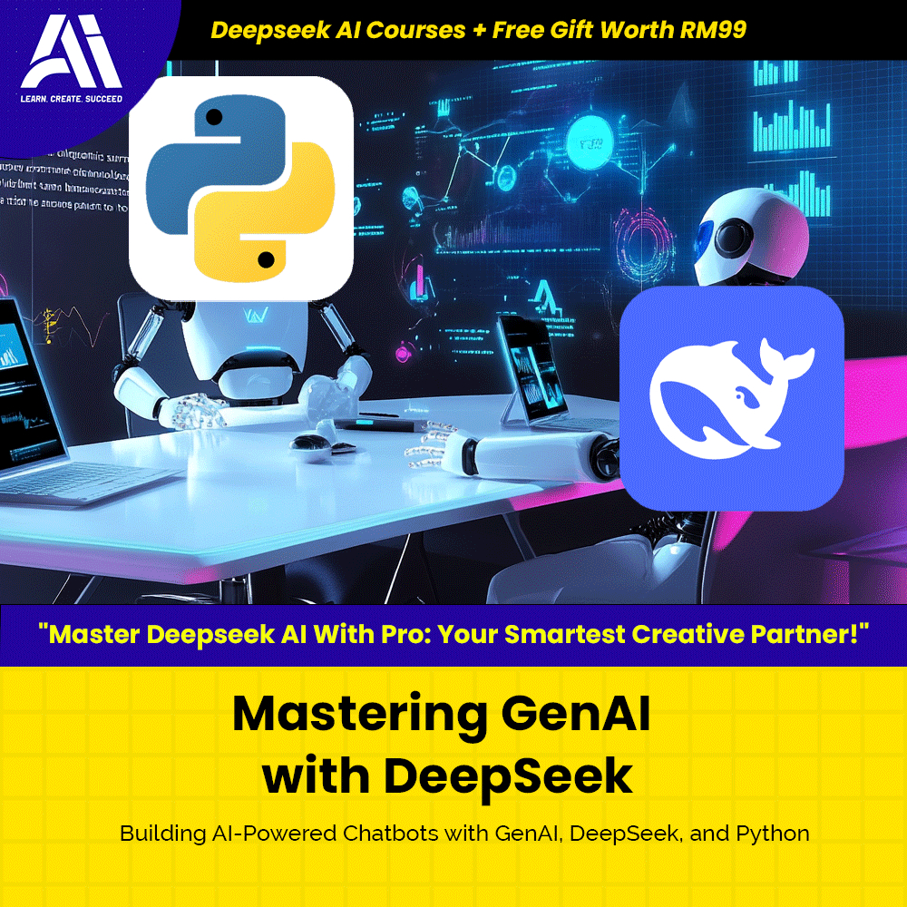 Deepseek Course - Mastering GenAI with DeepSeek | Learn Deepseek Video Course | Shopee Malaysia