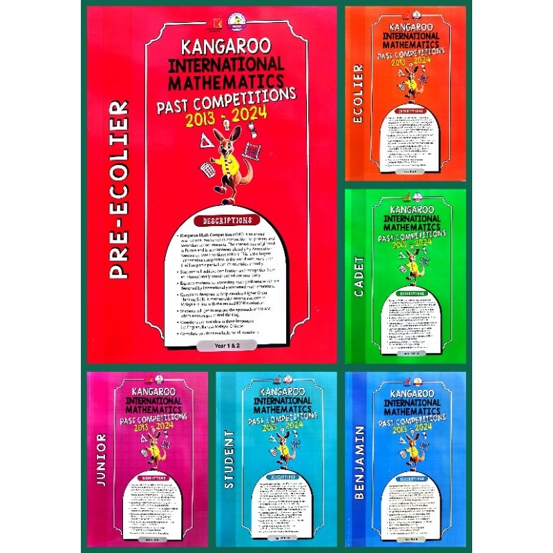 BUKU LATIHAN / RUJUKAN - KANGAROO INTERNATIONAL MATHEMATICS PAST ...