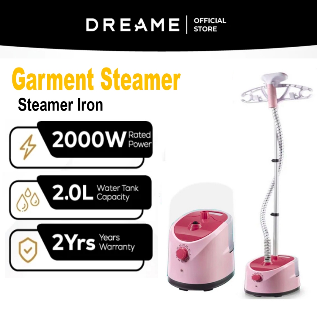 Dreame Standing Garment Steamer 2000W Telescopic Stand Type Clothes ...