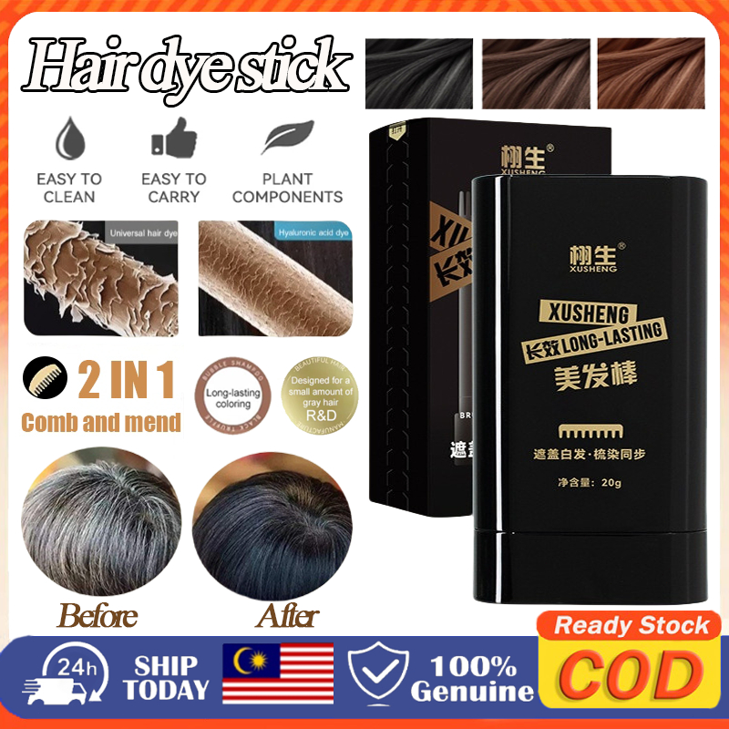 Hair stick waterproof and sweat-proof no smudge and no fading covers ...