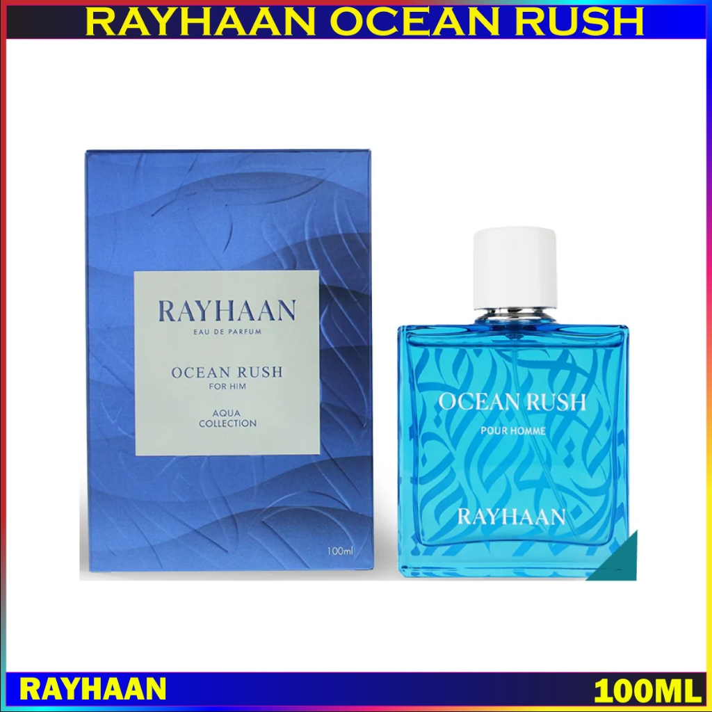 RAYHAAN OCEAN RUSH EAU DE PERFUME SPRAY FOR MEN 100ML ORIGINAL FROM UAE ...