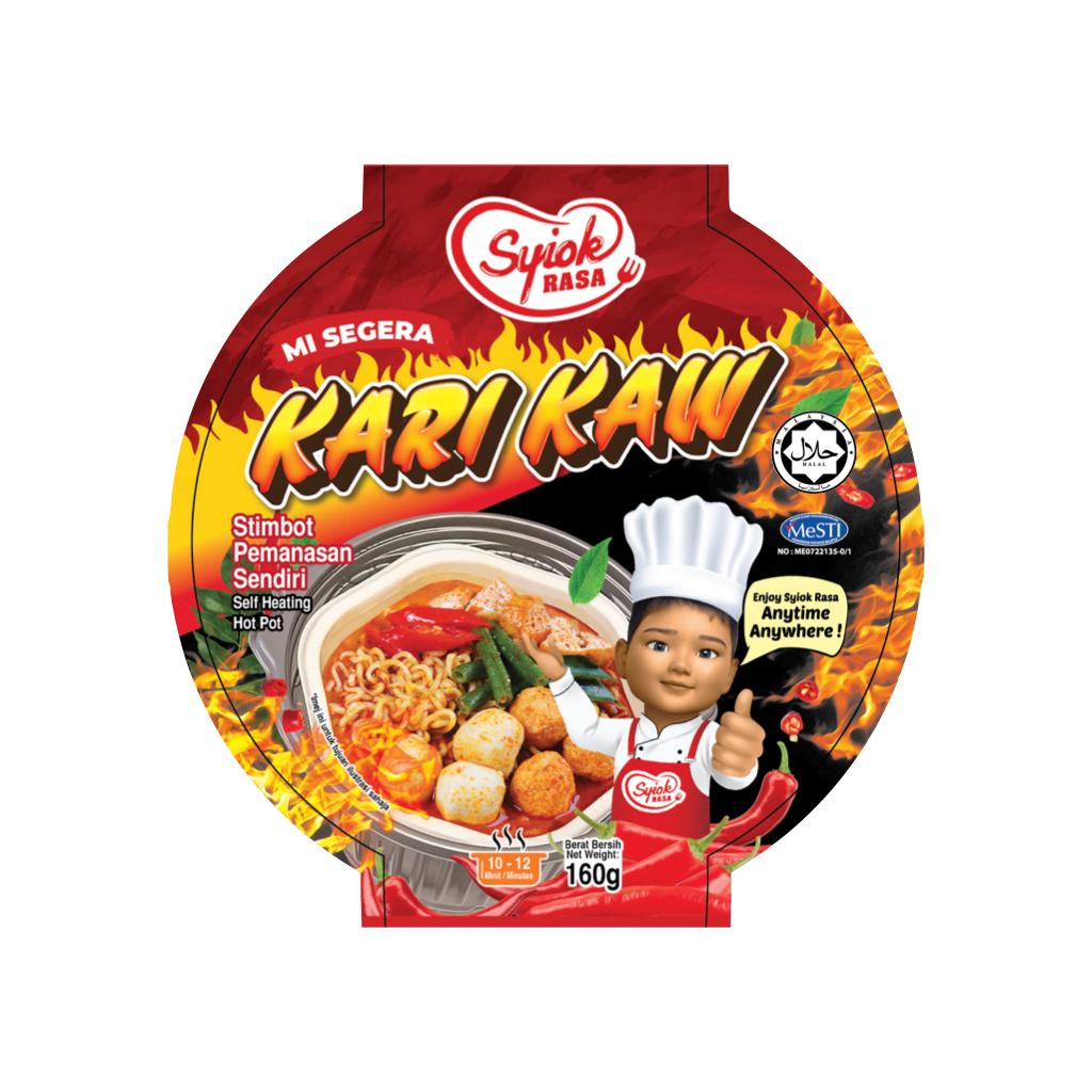 [HALAL] Syiok Rasa Curry Kaw Flavour (Mee) 160G | Shopee Malaysia